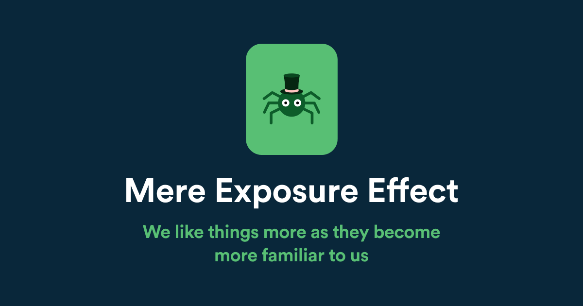 Mere Exposure Effect - Coglode